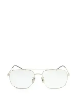 Givenchy City Double-bridge Glasses - Silver