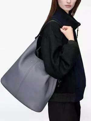 MAISON MARGIELA Leather Shoulder Bag - Blue