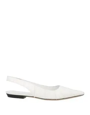 By Far Leather Slingback Ballet Flats