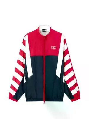 EA7 Striped Sleeve Panelled Jacket