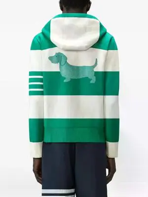 Thom Browne Hector 4-bar Hoodie - Green