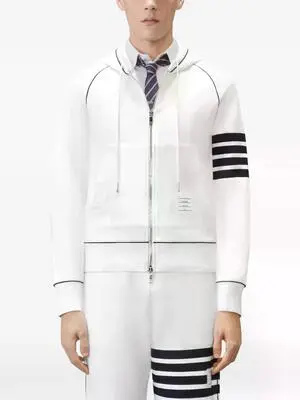 Thom Browne Loopback Stripe-detail Hoodie