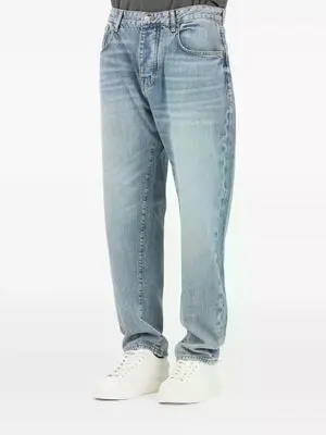 Armani Exchange Faded Effect Straight-leg Jeans