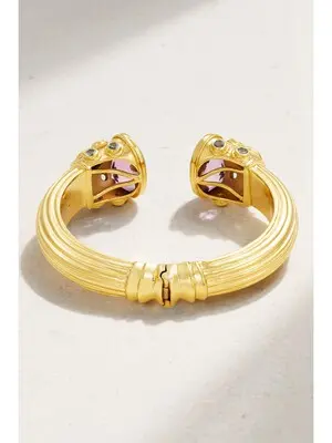 AMRAPALI LONDON Plated Multi-stone Cuff