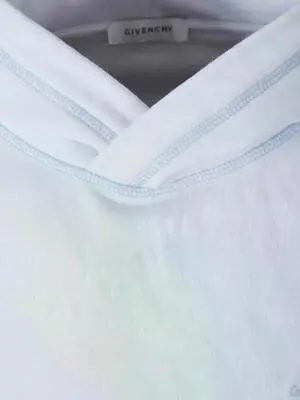 Givenchy Logo Print Contrast Stitch Hoodie