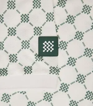 MANORS Piqué Monogram Goat Polo Shirt