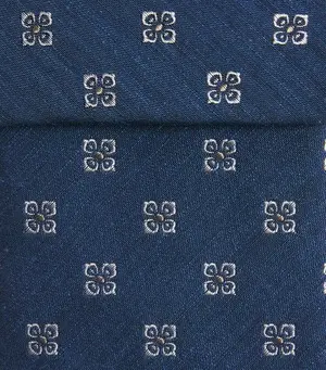 Isaia Silk Floral Neck Tie
