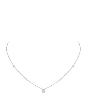 Messika Joy Xs White Gold And Diamond Necklace