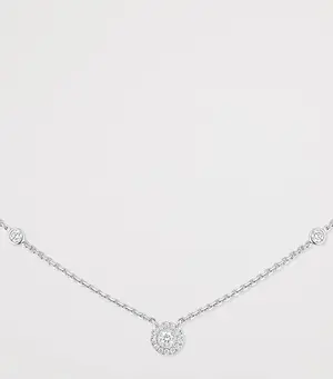 Messika Joy Xs White Gold And Diamond Necklace