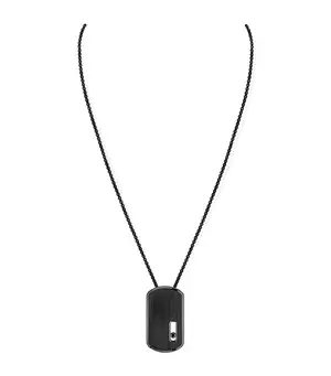 Messika Move Titanium And Diamond Pendant Necklace - Black