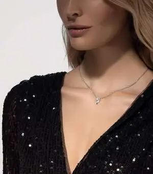 Messika White Gold And Diamond Pear Cut Necklace