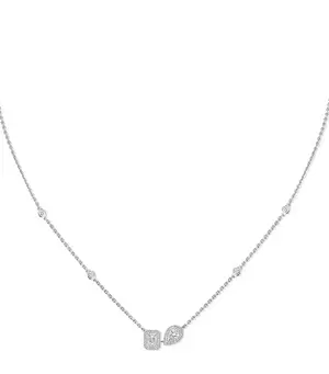 Messika Pave Necklaces
