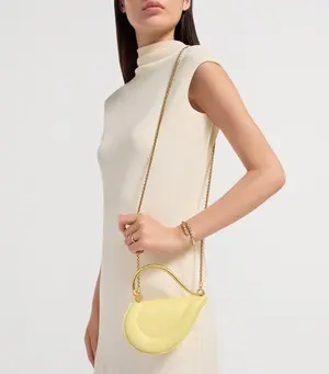 BVLGARI Mini Leather Serpenti Top-handle Bag - Yellow