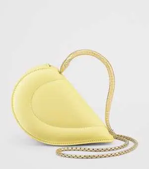 BVLGARI Mini Leather Serpenti Top-handle Bag - Yellow