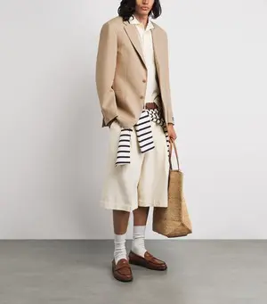 Polo Ralph Lauren Linen Tailored Blazer - Brown