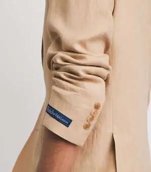 Polo Ralph Lauren Linen Tailored Blazer - Brown