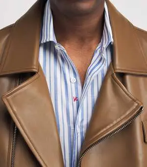 Isaia Cotton Stripe Shirt