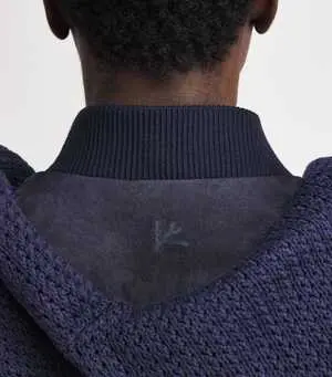 Isaia Suede Quilted Gilet