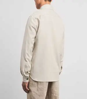Isaia Wool-blend Overshirt