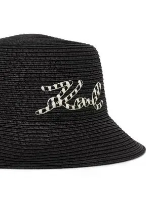 Karl Lagerfeld Woven Bucket Hat