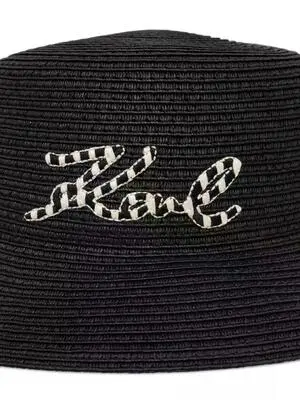 Karl Lagerfeld Woven Bucket Hat