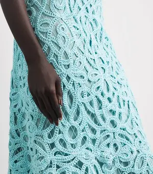 Simkhai Clairis Lace Midi Dress