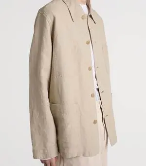 Prada Linen Worker Jacket