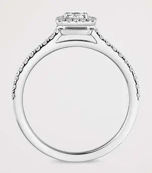 Messika Joy 18-karat White Gold And Diamond Ring - Silver