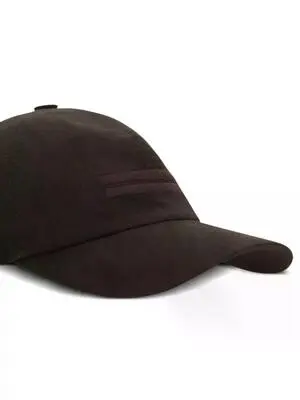 Zegna Logo Embroidered Cap