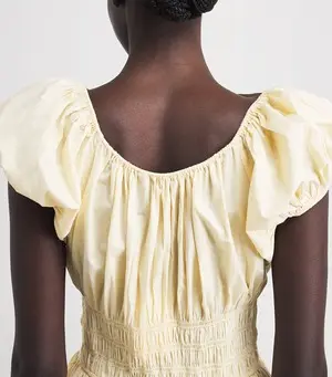DÔEN Organic Cotton Quinn Midi Dress - Ivory