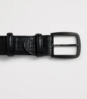 ELLIOT RHODES Alligator Leather Belt