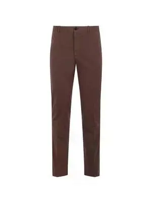Incotex Elasticated-waistband Trousers - Brown