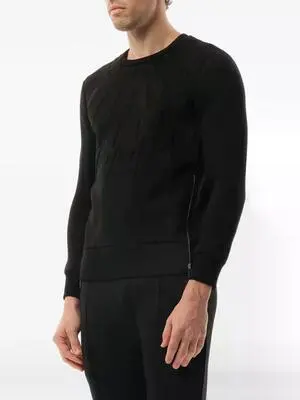 Neil Barrett Fair Isle Thunderbolt Motif Sweater
