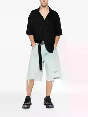 Balenciaga Print Short-sleeve Shirt