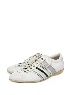 Prada Striped Detail Low-top Sneakers