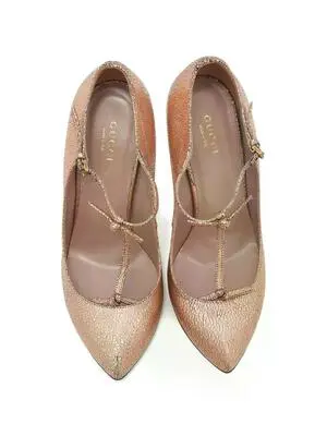 Gucci Beverly T-strap Heeled Pumps