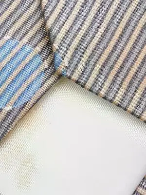 LANVIN Silk Tie With Circle Print