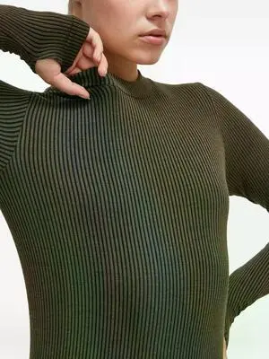 CASALL Ribbed Knit Thumb-slot Top