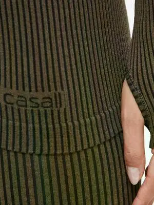 CASALL Ribbed Knit Thumb-slot Top