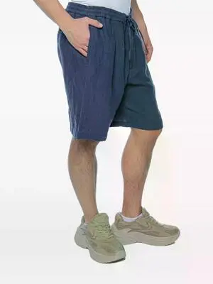 Emporio Armani Flax Drawstring Shorts