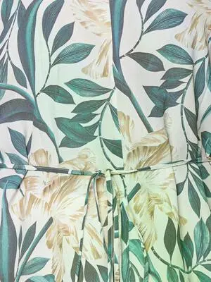 Ted Baker London Gehmma Printed Tie-detail Blouse
