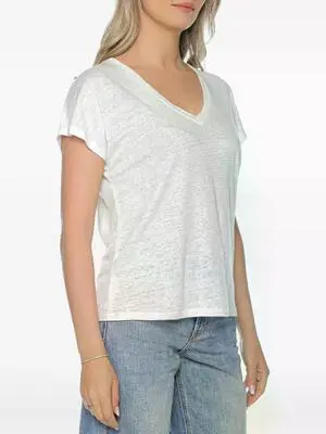 ECOALF Arendal V-neck T-shirt In Linen