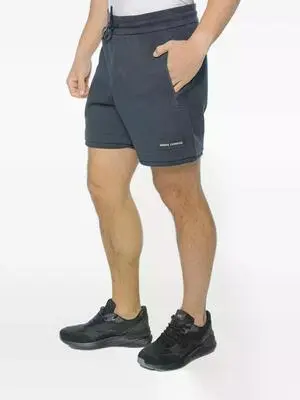Armani Exchange Logo Patch Drawstring Shorts