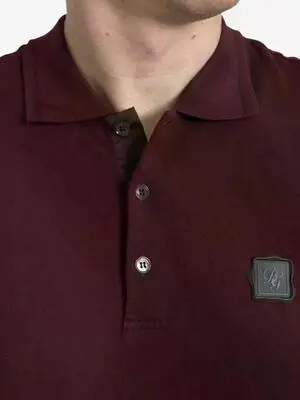 Dolce & Gabbana Logo-patch Cotton Polo Shirt