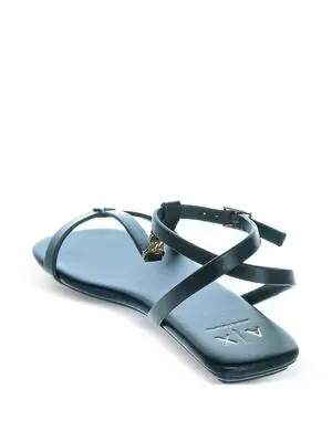 Armani Exchange Logo Plaque Buckle-fastening Sandals