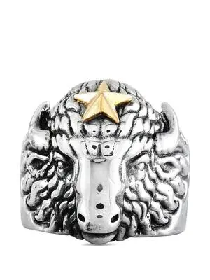 KING BABY STUDIO Star Buffalo Sterling Ring