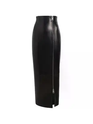 Khaite Gres Skirt In Leather