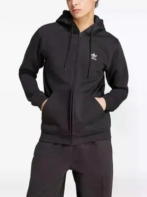 Adidas Logo Detail Zip Hoodie