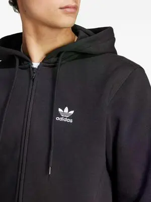 Adidas Logo Detail Zip Hoodie