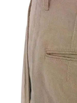 Incotex Beige Pleated Trousers
